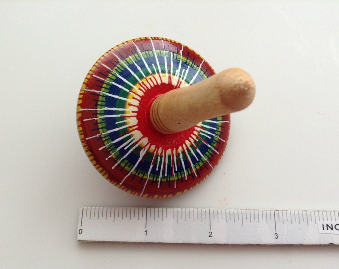 Hand Turned Old Fashioned Wooden Spinning Tops. X 1. Check Out Sections ...