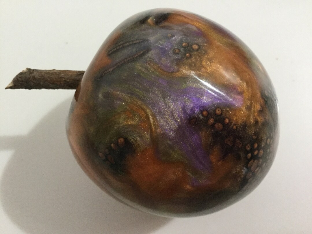 Hand Turned Banksia Nut Apple: Australian Resin Art - Etsy