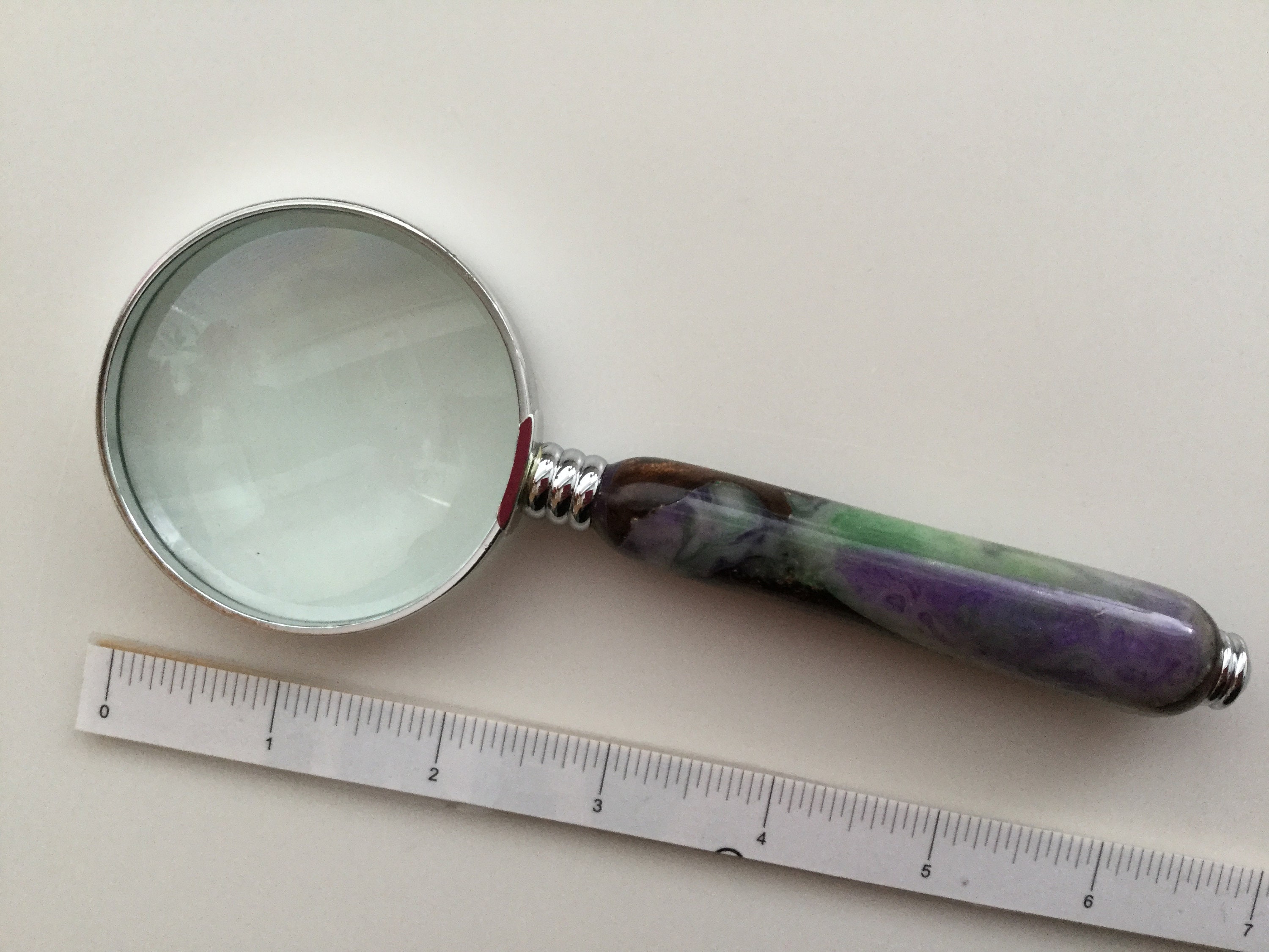 Mag Glass...Approx 5 Times Magnification...Lens is | Etsy
