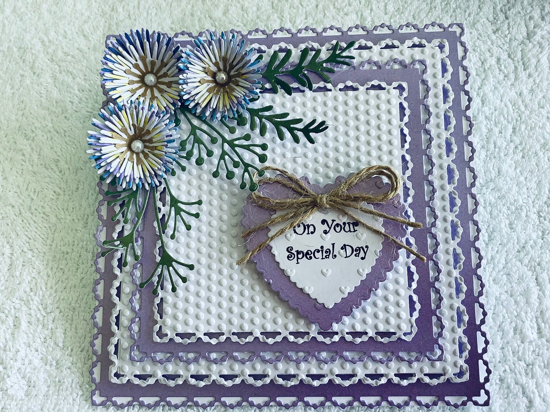 Special Card....any Occasion .card ……..lots of Dimention......boxed ...