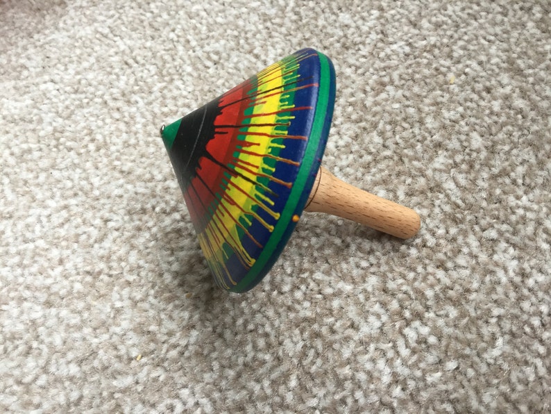 Hand Turned.... Old Fashioned Wooden Spinning Tops....x | Etsy