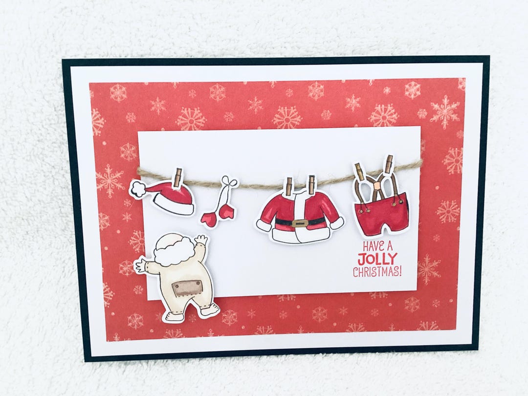 Jolly Christmas Card…..hand Made… - Etsy