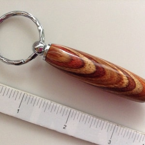 Hand Crafted Laminated Hardwood Key Ring. - Etsy