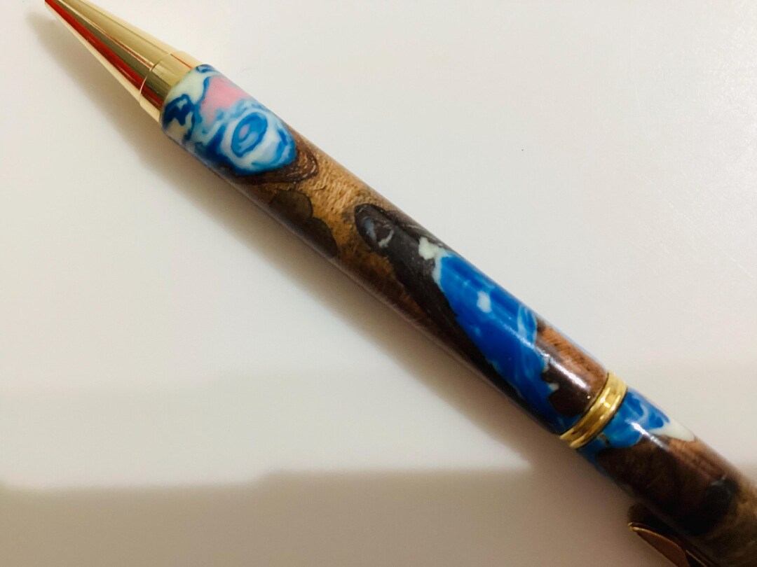 Cyprus Grapevine Wood..this Wonderful Ball Point Pen is Hand Turned ...