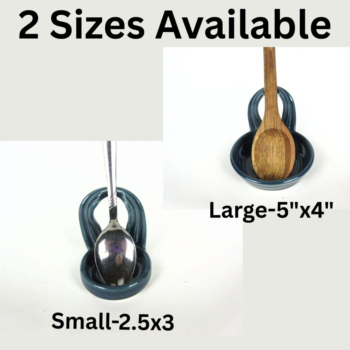 Custom Ceramic Standing Spoon Holder, Upright Handmade Pottery Vertical ...