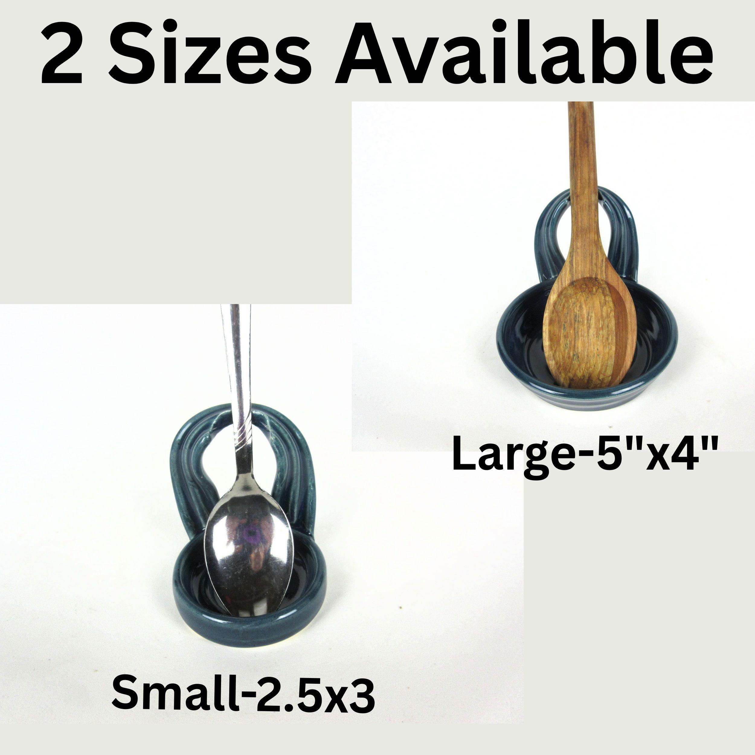 Custom Ceramic Standing Spoon Holder, Upright Handmade Pottery Vertical ...