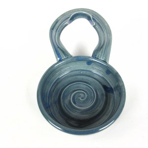 Ceramic Upright Spoon Rest, Handmade Pottery Standing Spoon Holder ...