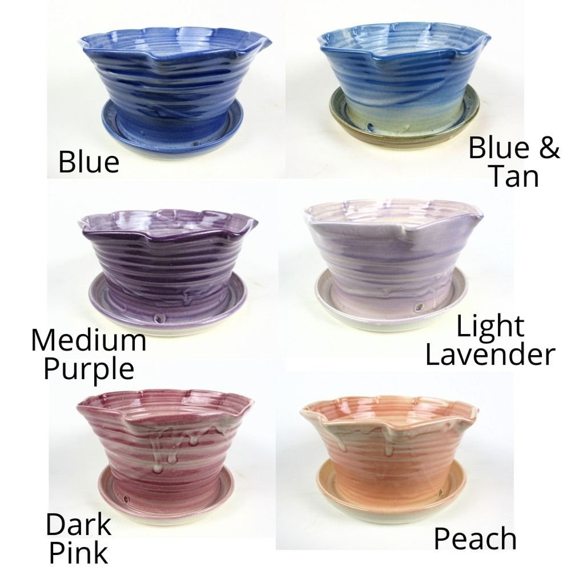 Extra Large Custom Planter Custom Planter Flower Pot Clay | Etsy