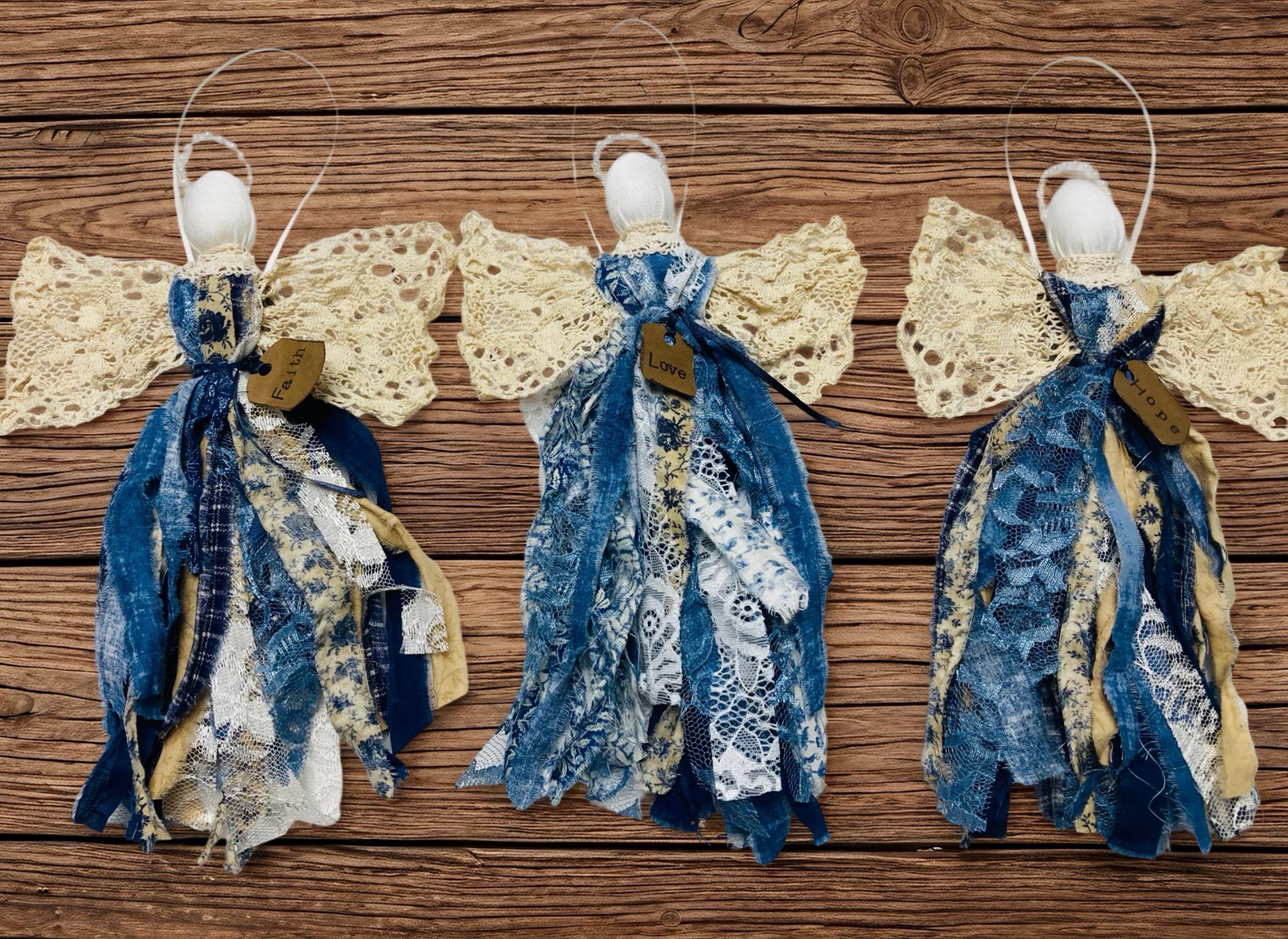 Primitive Angel Decor: Handmade Fabric Angel - Etsy