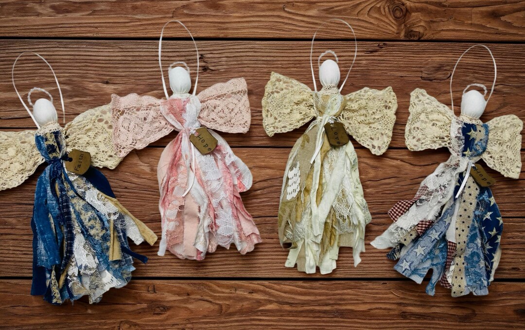 Primitive Angel Decor: Handmade Fabric Angel - Etsy