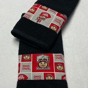 Ohio Football Hand Towel Set/ Bath Towels/ Combo - Etsy