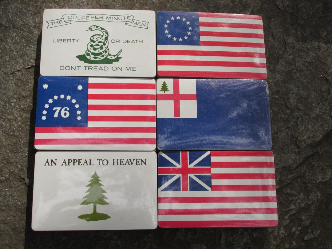 You Choose One Pack Vintage American Flag Playing Cards Bridge Size ...