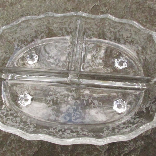 Divided Relish Dish - Etsy