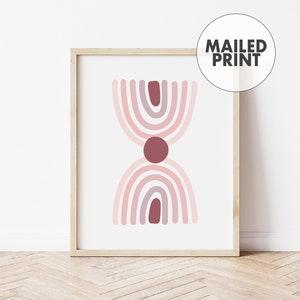 Double Rainbow Poster Print • Girls Bedroom Wall Art • Boho Nursery ...