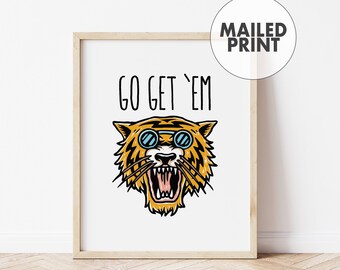 Go Get Em Tiger - Etsy