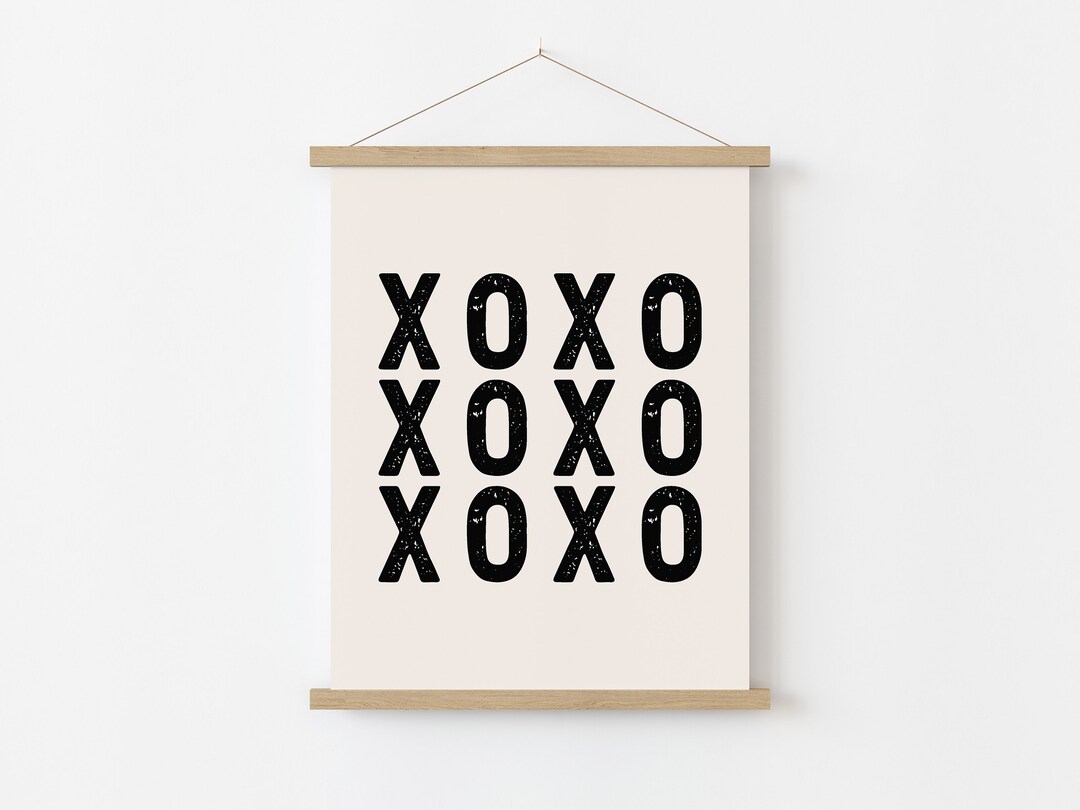 XOXO Printable Wall Art: Modern Nursery Decor (digital Download) - Etsy