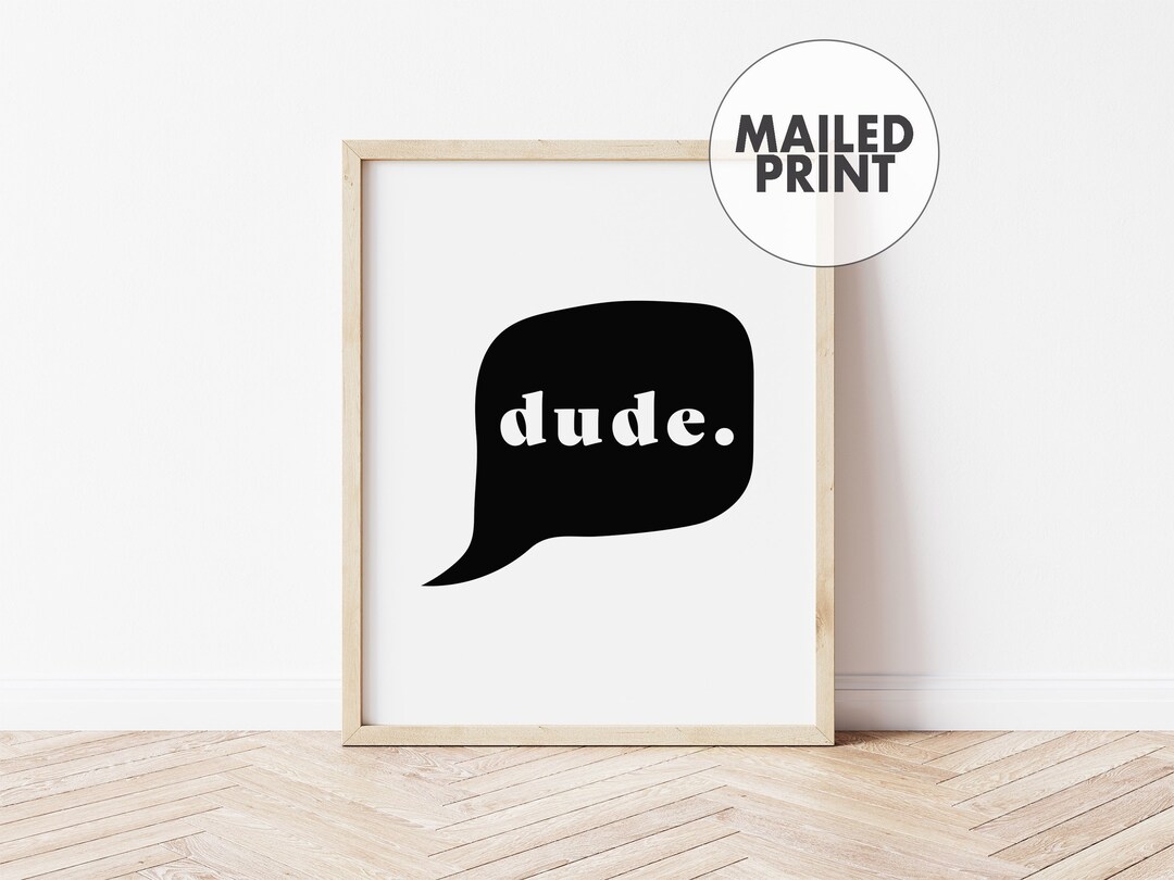 Dude Wall Art • Surf Art for Kids Bedroom • Surfing Decor for Toddlers ...