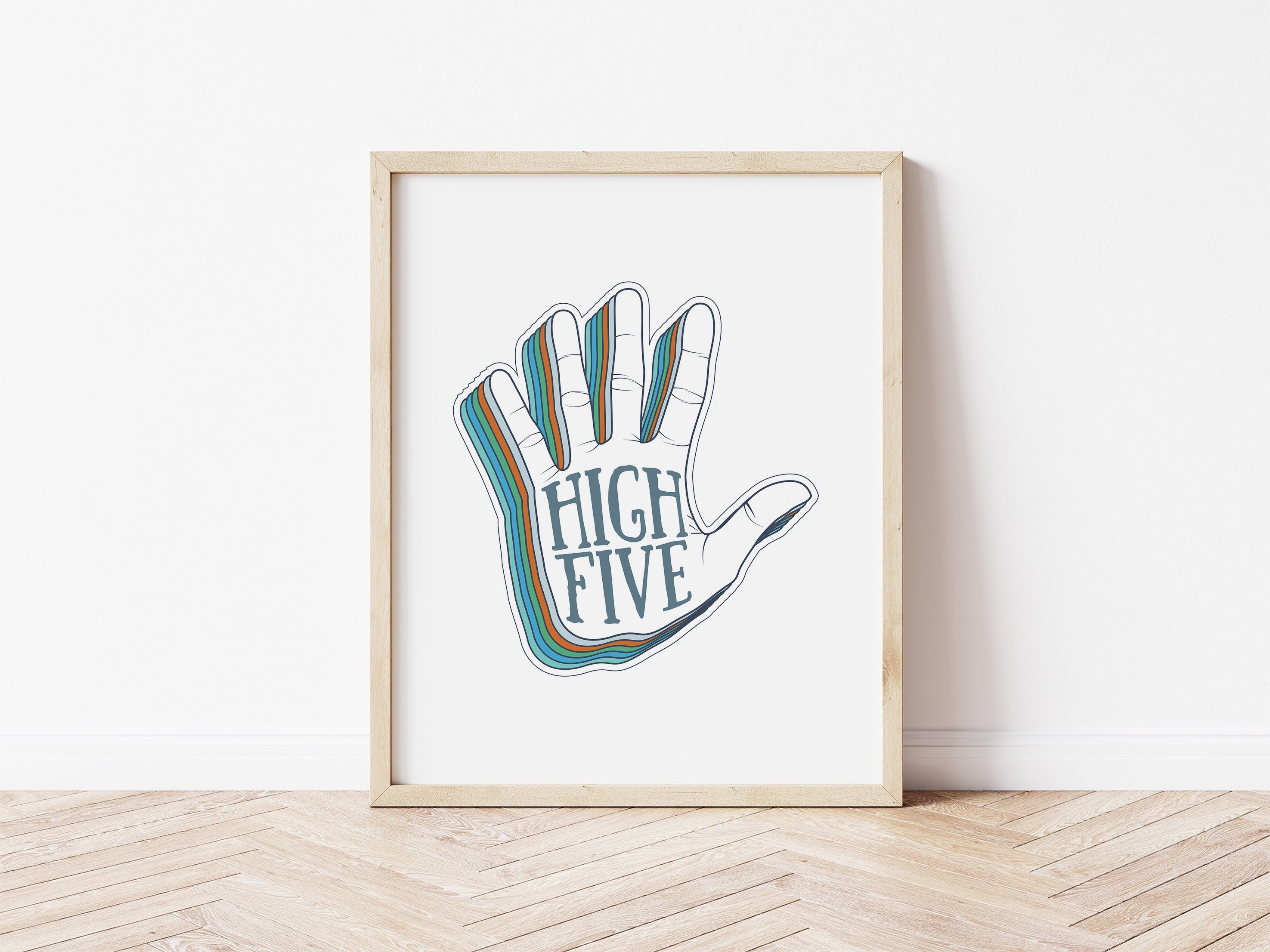High Five Drawing