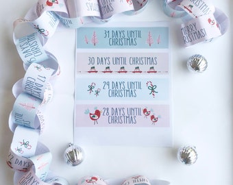 Paper Chain Garland Strips Kit - Etsy