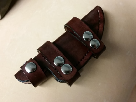 Custom Leather Knife Sheath Hand Stitched | Etsy