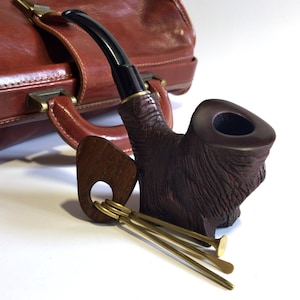 Wooden Smoking Pipe Kit Tobacco Bowl Gift Set Wood Smoking Bowl ...