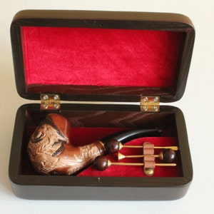Wooden Gift Box for Tobacco Smoking Pipe, Case for Smoking Pipe ...