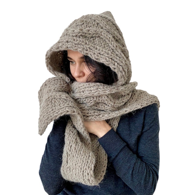 Scarf With Hood - Etsy