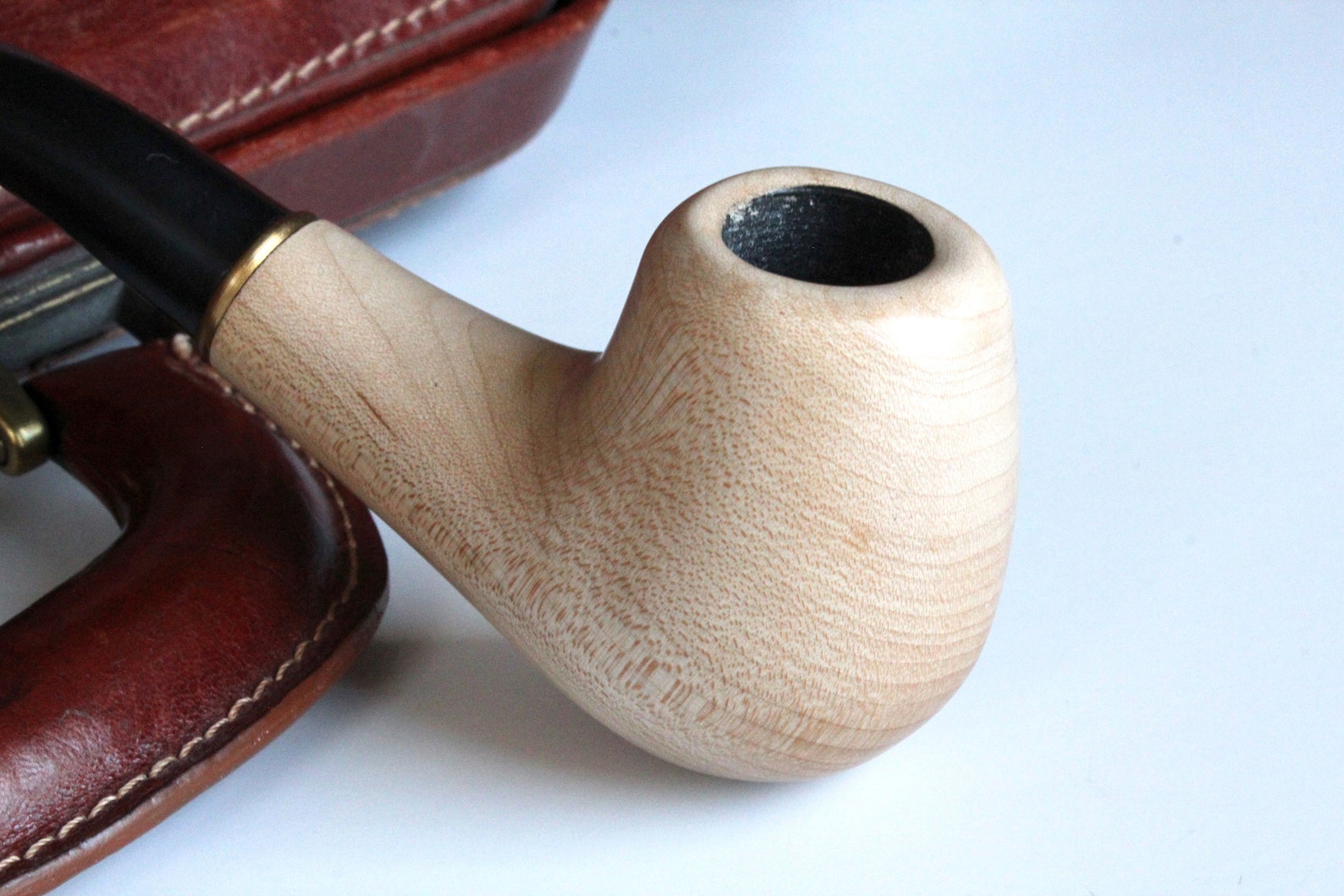 Tobacco pipe Wooden pipe Wood pipe White pipe | Etsy