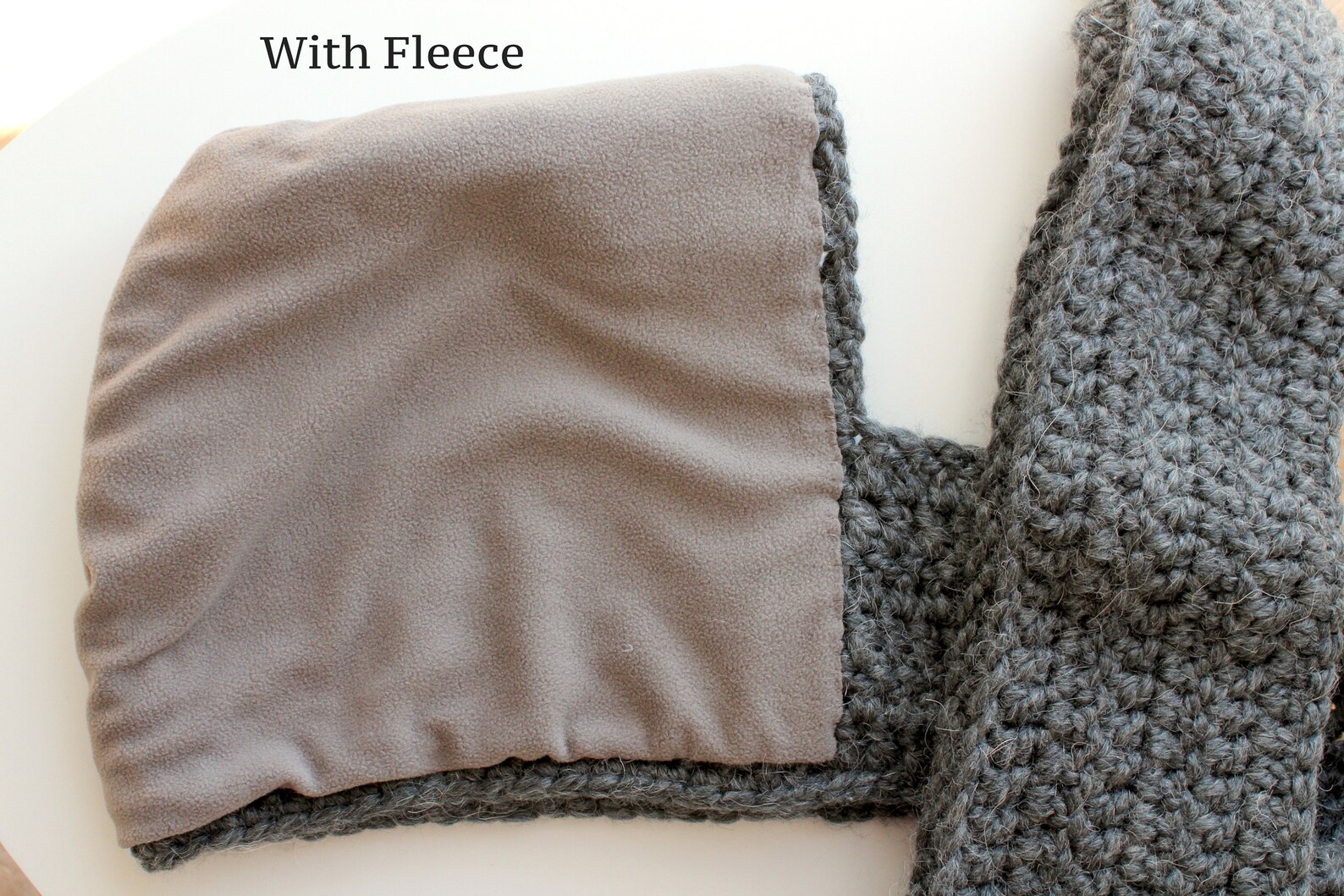 Women's Chunky Scood, Beige Scoodie, Hooded Scarf, Women's Hooded Scarf ...