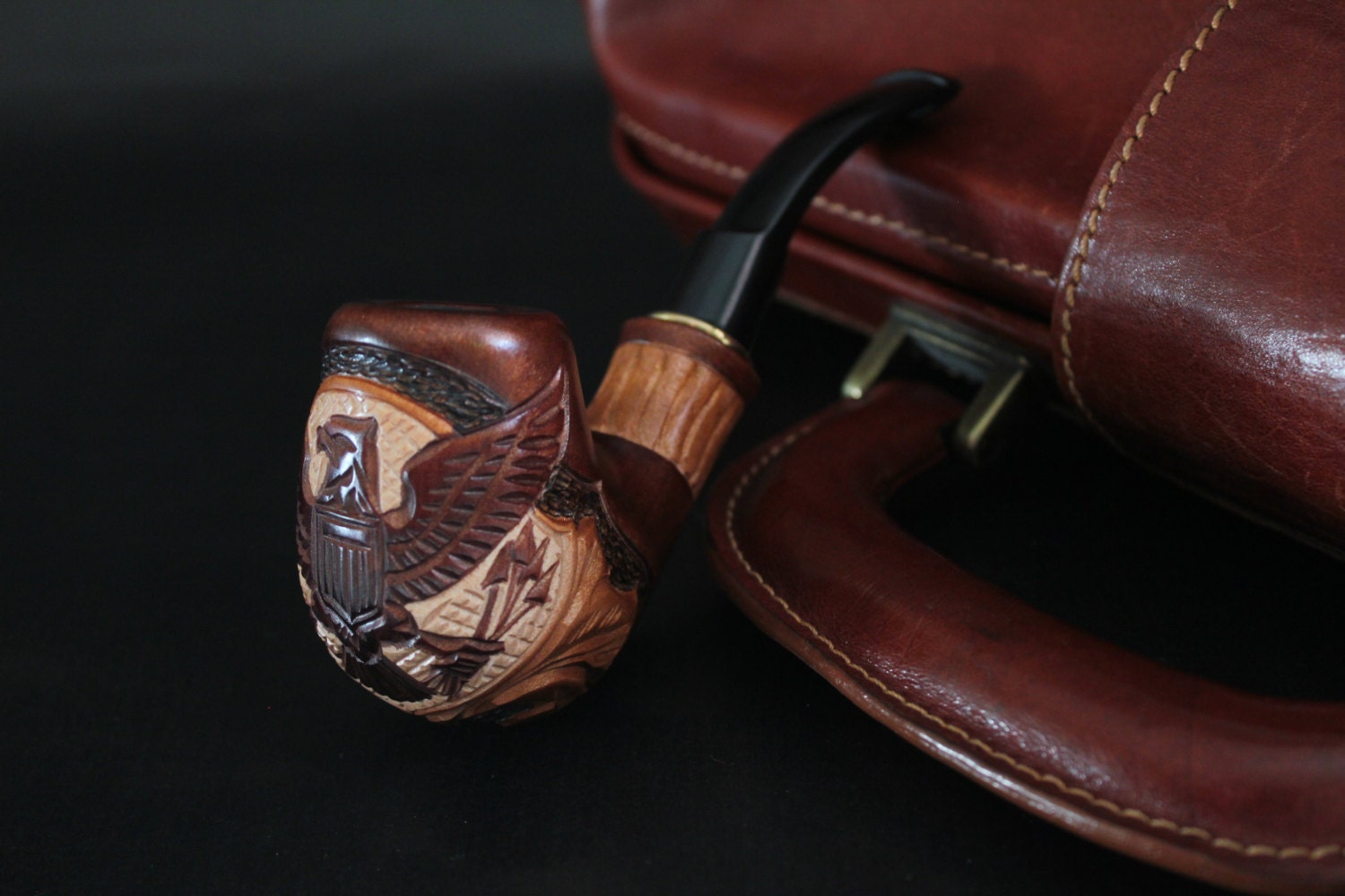 Smoking Pipe American Eagle Tobacco Pipes Smoking Bowl Wood | Etsy