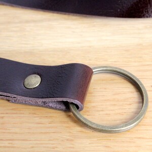 Leather Lanyard Key Ring Lanyard Bronze Key Ring Lanyard - Etsy