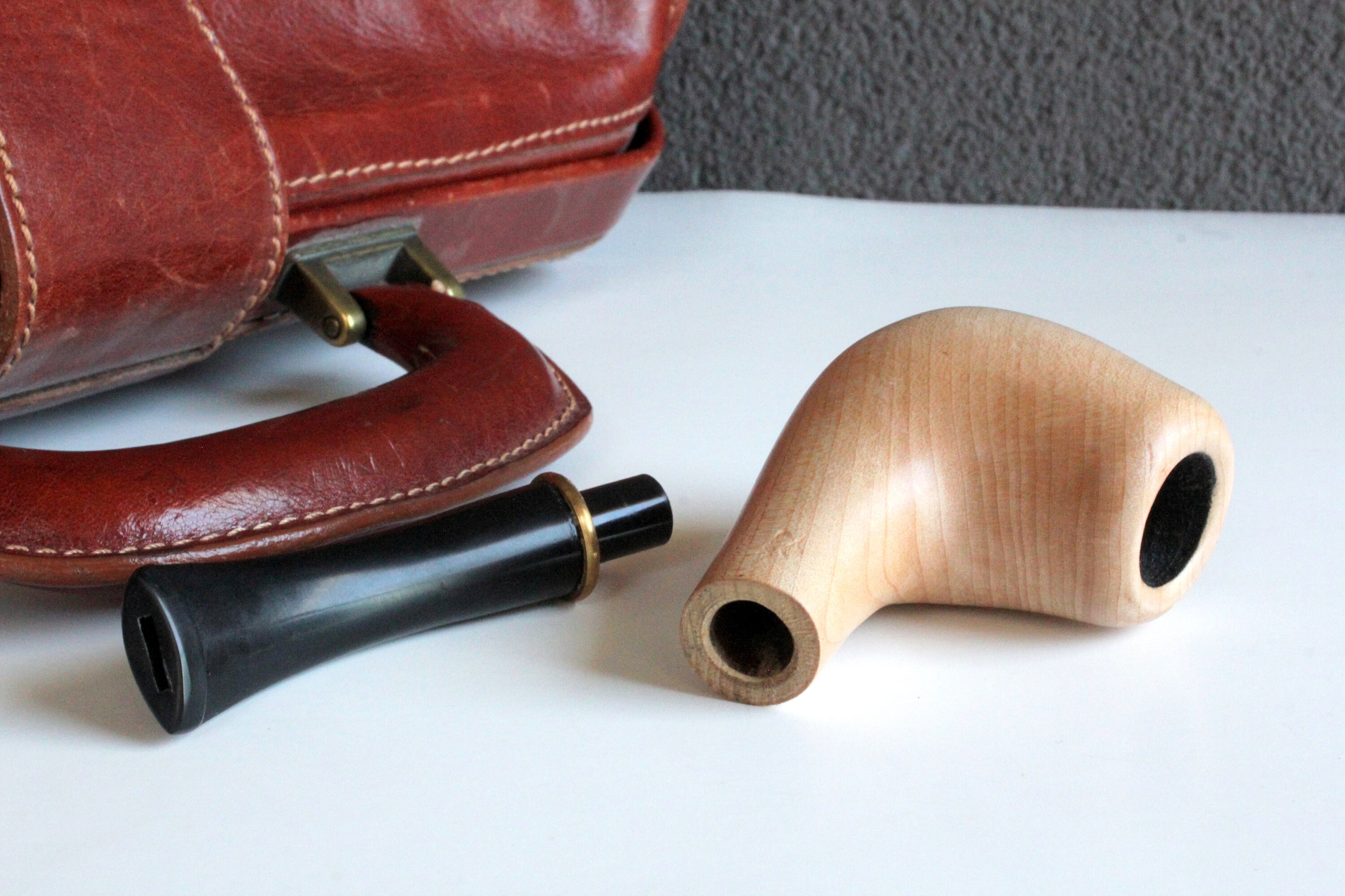 Tobacco pipe Wooden pipe Wood pipe White pipe | Etsy