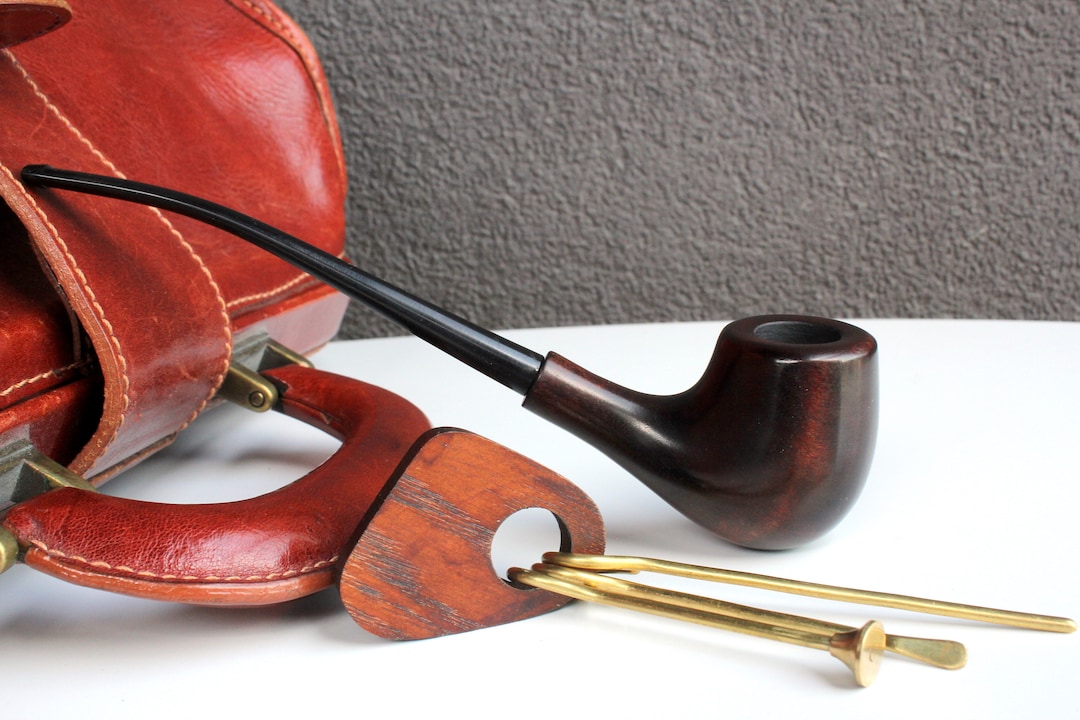 Smoking Pipe Mignon. Long Ladies Pipe. Wood Carved Pipe. Tobacco Pipes ...