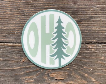 Hike Ohio 3 Forest Sticker Weather Resistant Vinyl - Etsy