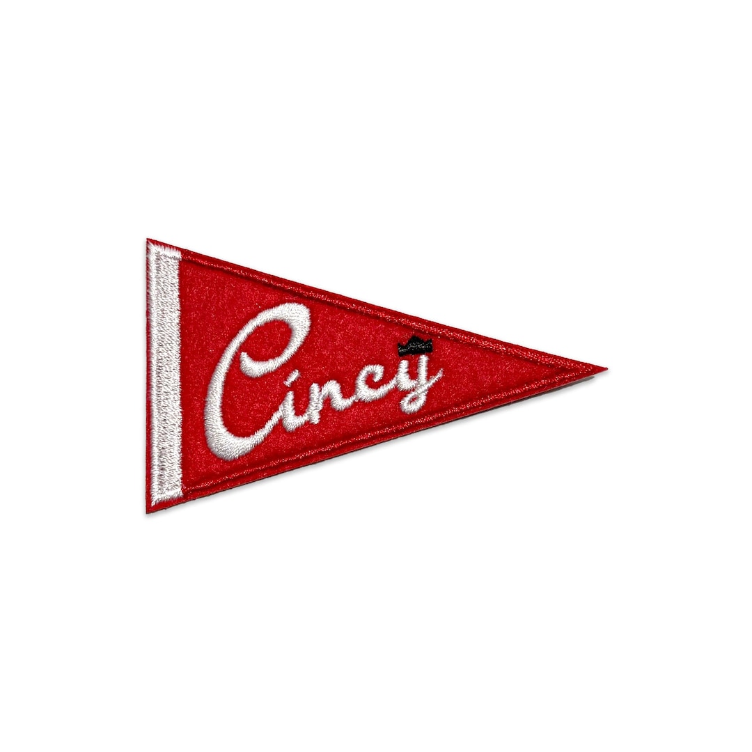 Cincinnati (cincy) Felt Iron-on Pennant Patch - Etsy