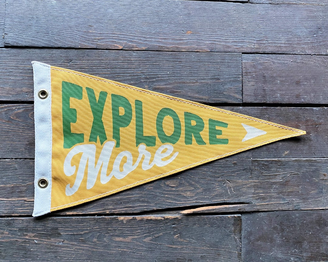 Explore More Outdoor-inspired Canvas Pennant - Etsy