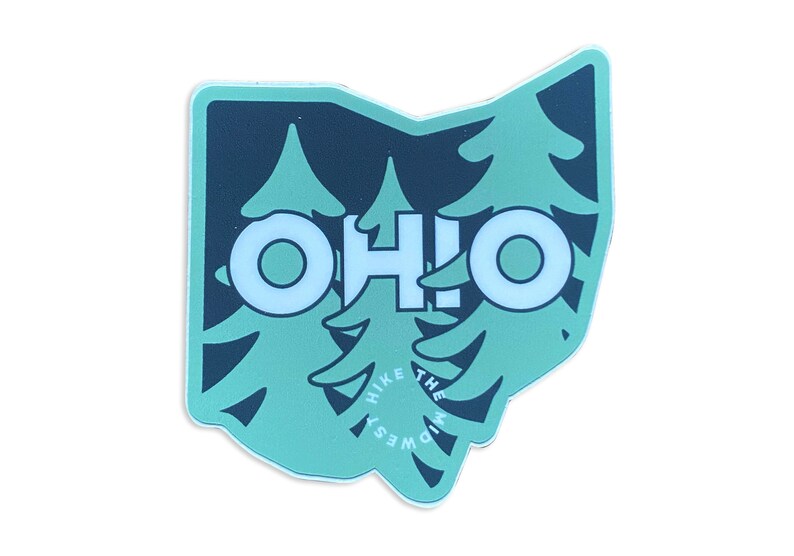 Hike Ohio 3 Forest Sticker Weather Resistant Vinyl - Etsy