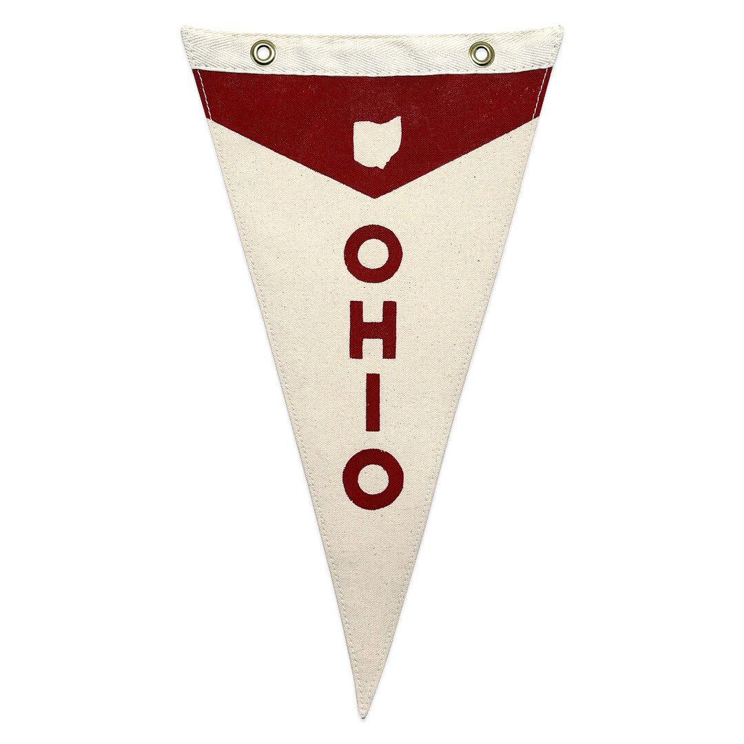 Ohio State Vintage-inspired Canvas Pennant - Etsy