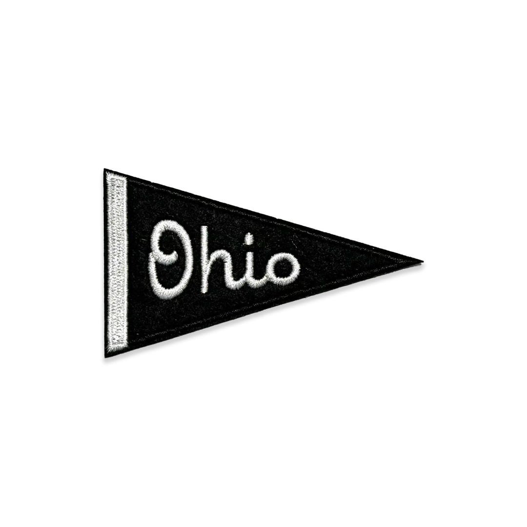 Ohio Script Felt Iron-on Pennant Patch - Etsy