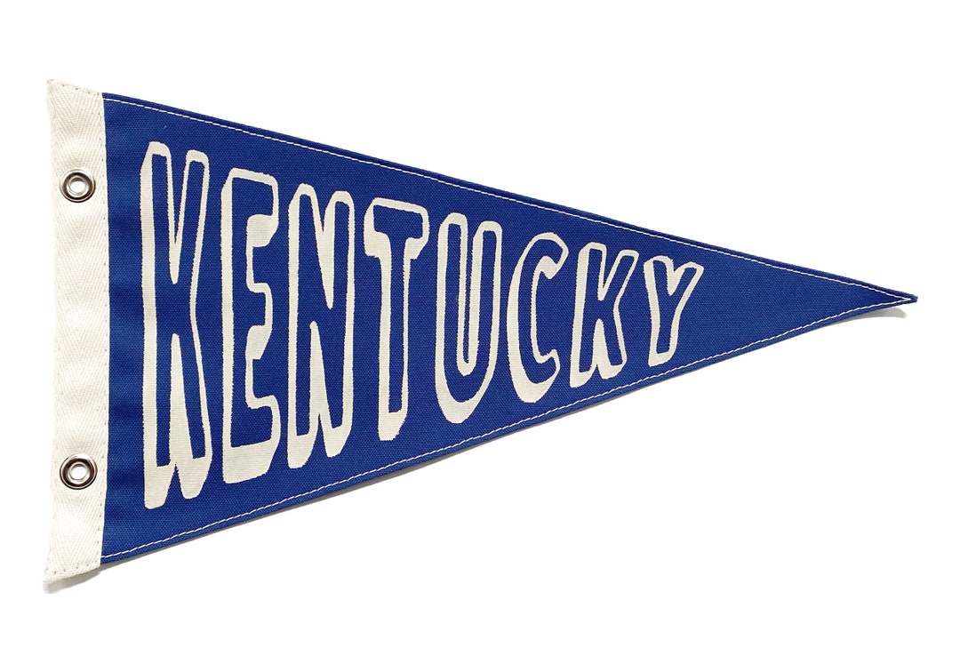Kentucky Block Vintage-inspired Pennant - Etsy