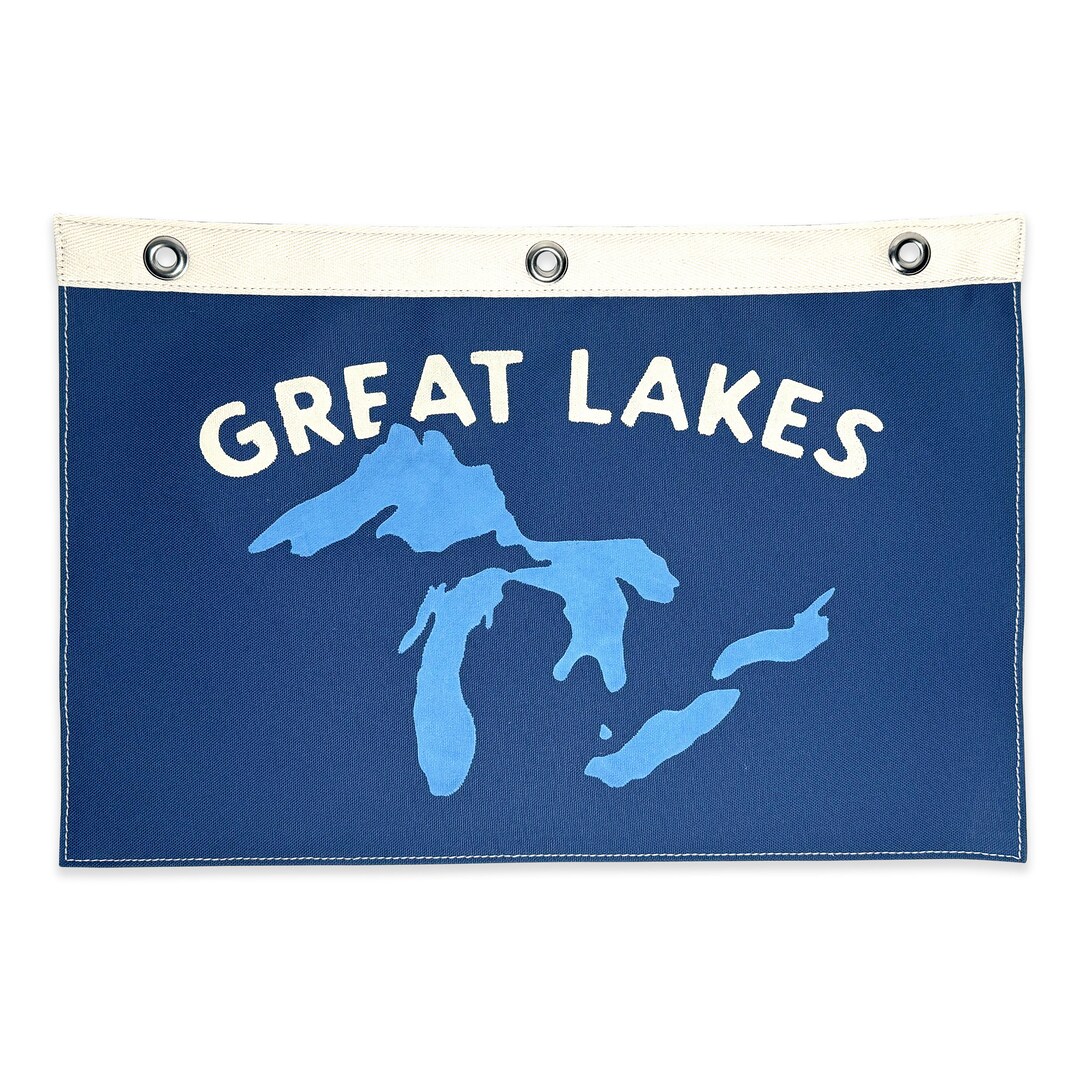Great Lakes Canvas Camp Flag - Etsy
