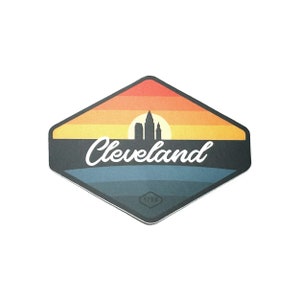 Cleveland 3" City Skyline Sticker - Weather Resistant Vinyl - Etsy