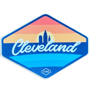 Cleveland 3 City Skyline Sticker Weather Resistant - Etsy