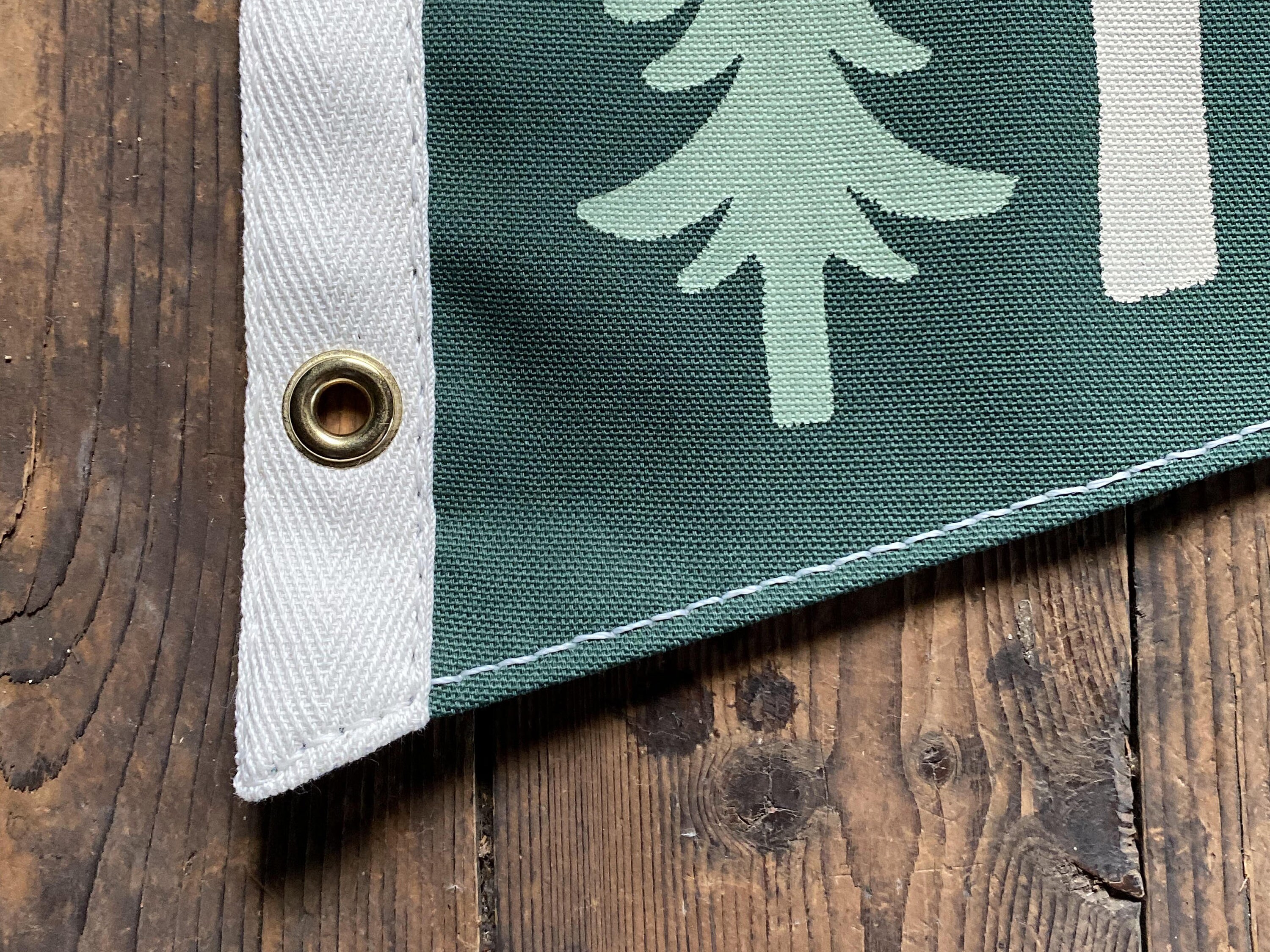 Pacific Northwest PNW Tree Vintage-inspired Canvas Pennant - Etsy