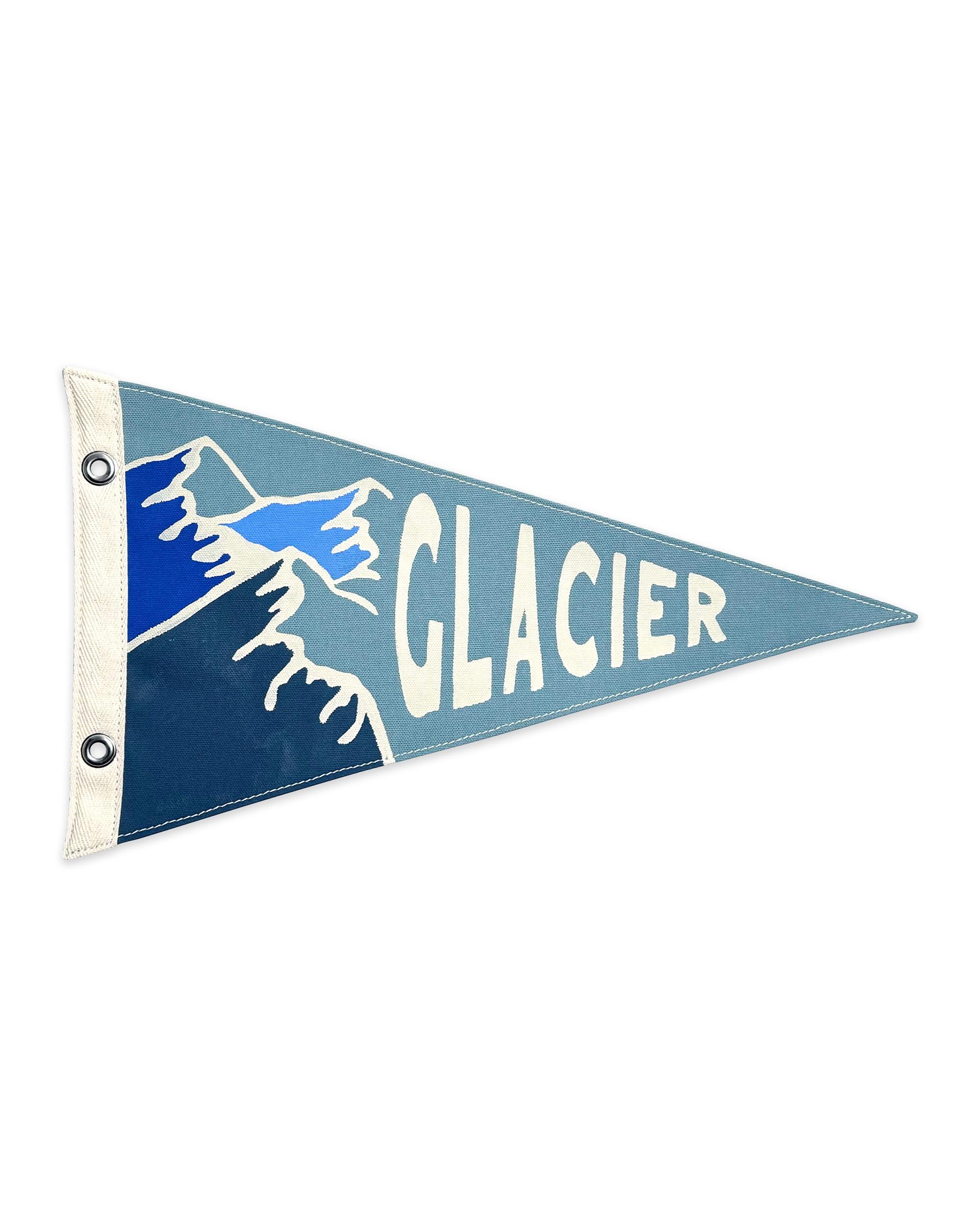 Glacier National Park Canvas Pennant - Etsy