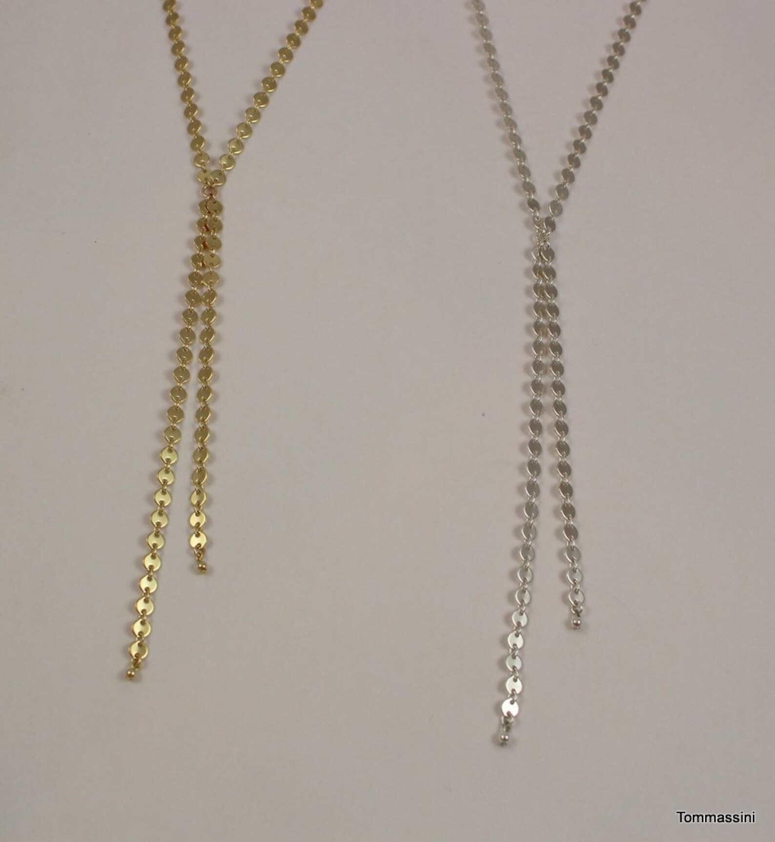 Coin Chain Y Necklace Drop Necklacelayered Necklace Gold - Etsy