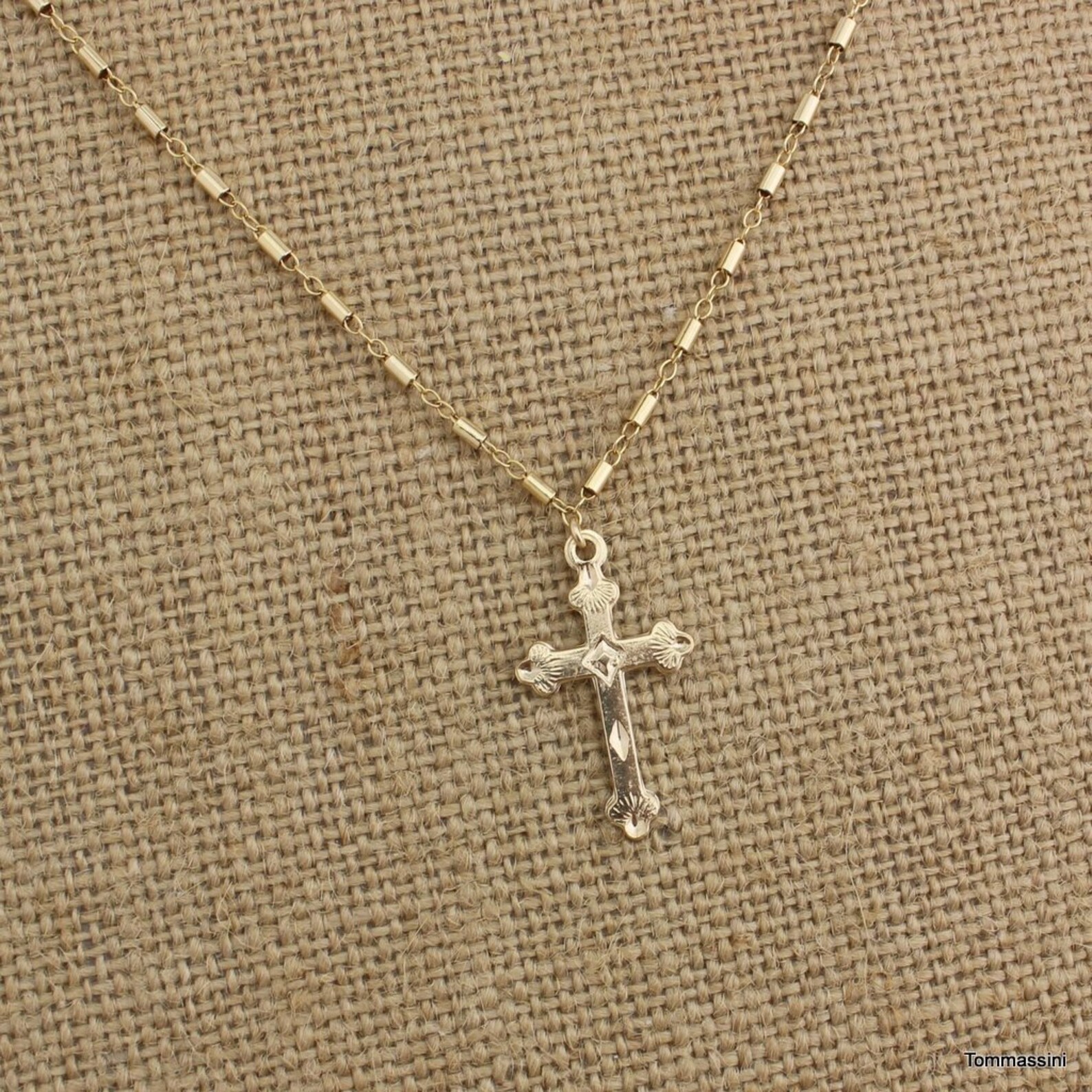 Delicate Cross Necklace Layered Cross Necklace Dainty Cross - Etsy