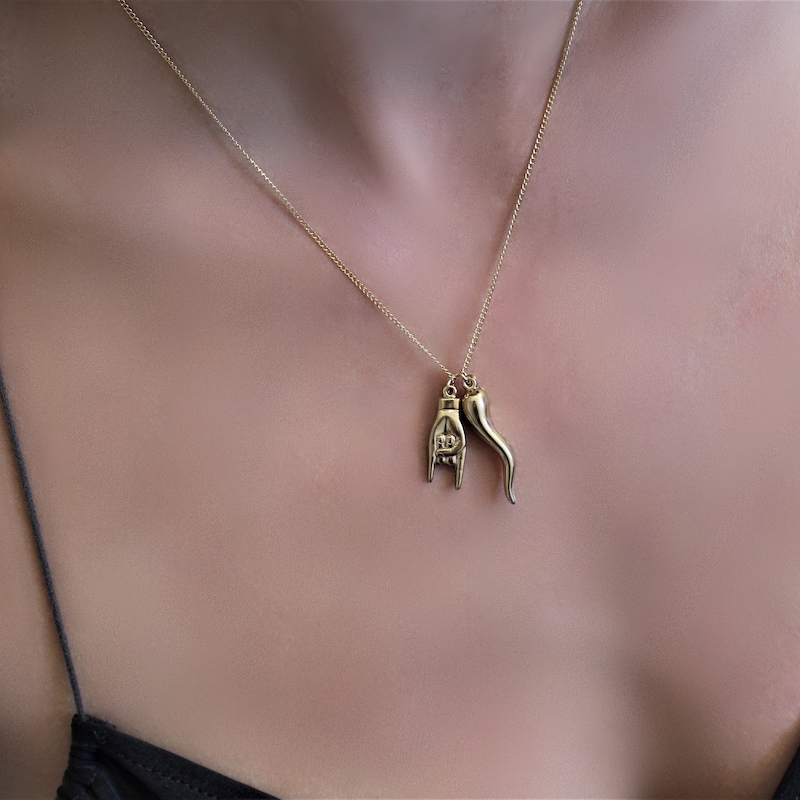 Italian Hand Charm - Etsy