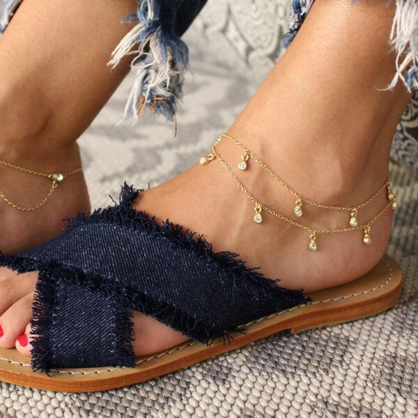 Gold Filled Anklet - Etsy