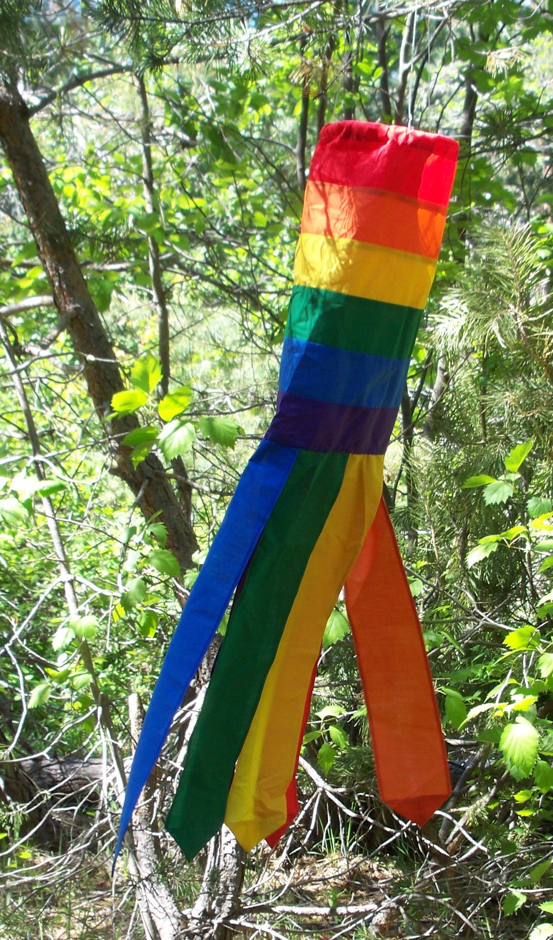 Rainbow Windsock (small) - Etsy